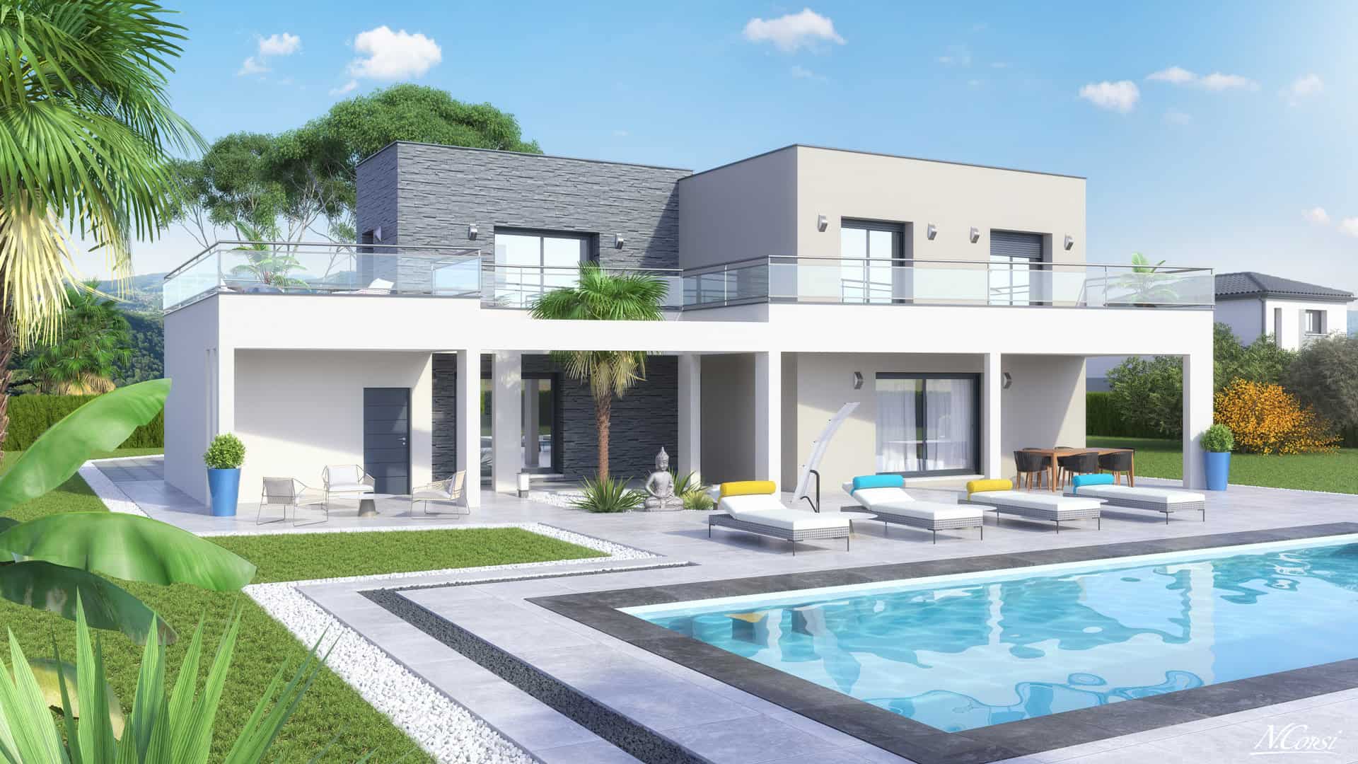 12 modèles de maisons contemporaines de constructeurs à s’offrir ...